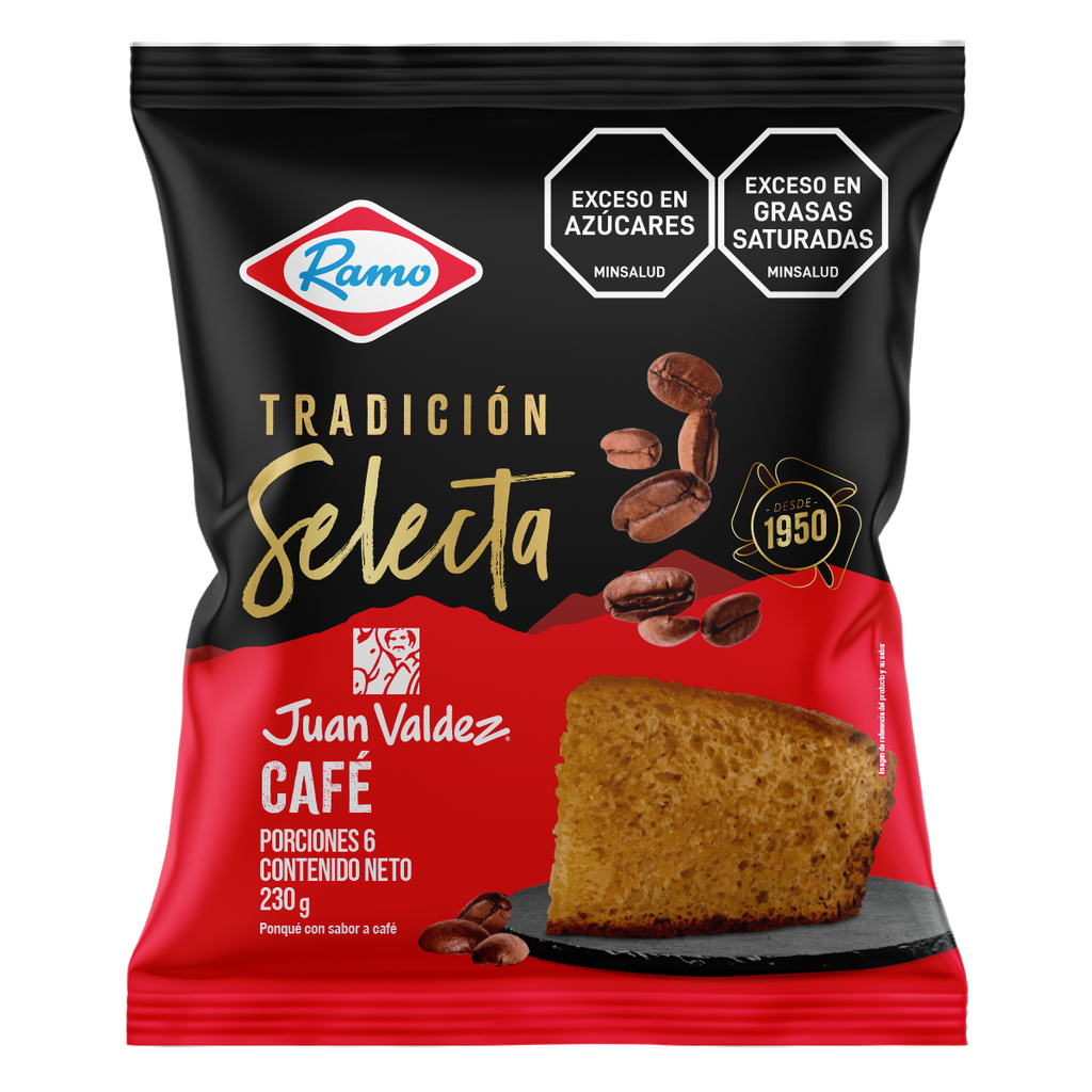 Ponque Ramo Tradición Selecta Juan Valdez Café 230Gr | SuperBooM